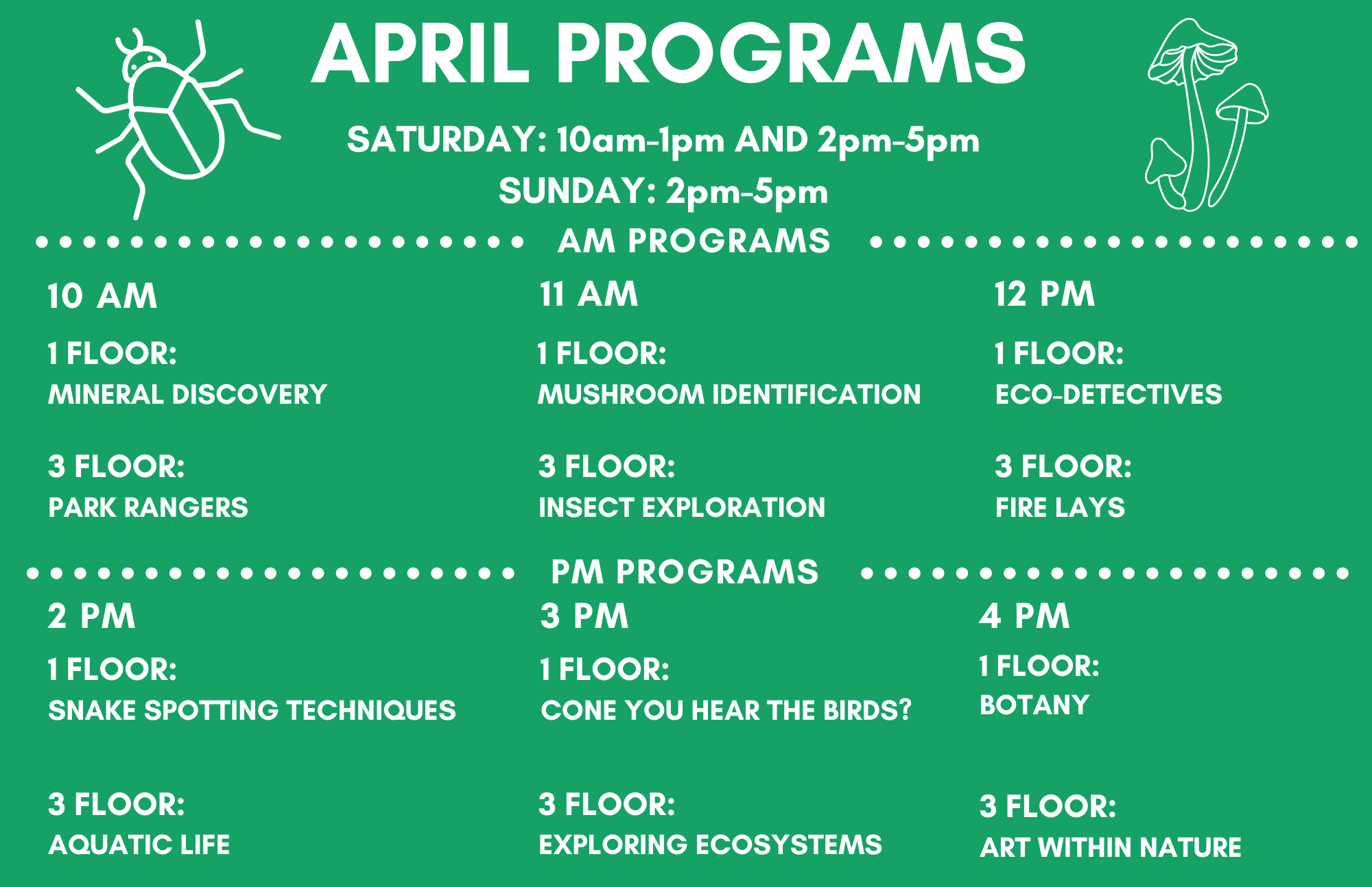 kidscommons » Weekend Programs